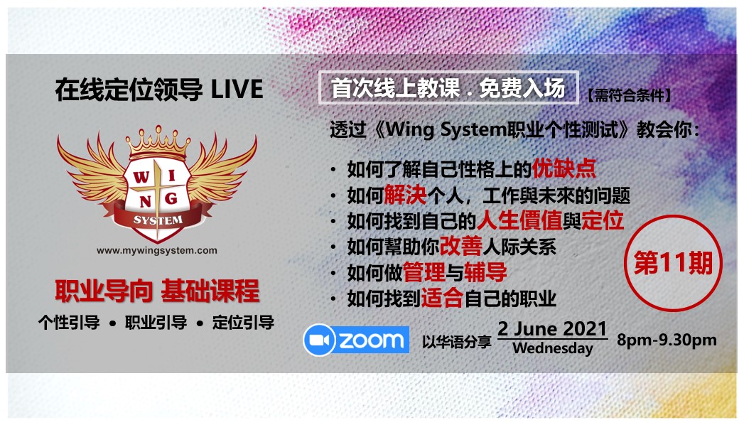 Wing System 2.0 - Career Positioner Test 2.0